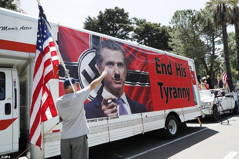 “Anti-Lockdown” Protesters Co-Opt Holocaust, Nazi Imagery | New England ADL