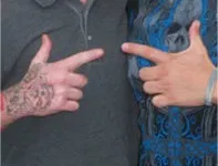 Aryan Nations (hand sign - Tennessee prison gang) | New England ADL